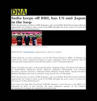 India keeps off BRI, has US and Japan in the loop | ASEAN INDIA CENTRE